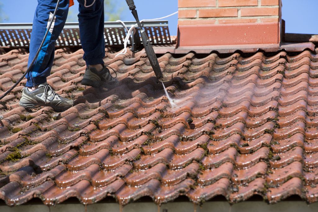 Professional Roof Cleaner ﻿| Soft Wash Roof Cleaning Chemicals